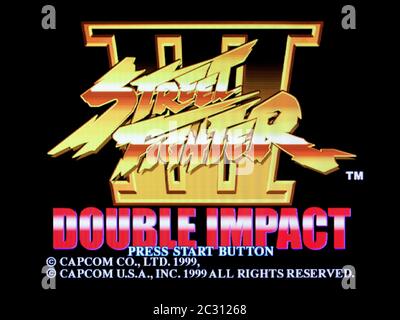 Street Fighter III W Impact - Sega Dreamcast Videogame - Editorial use only Stock Photo - Alamy