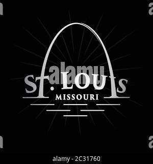 St. Louis logo. Saint Louis design template. Vector and illustration ...