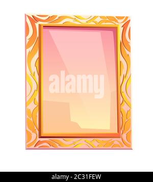 Rectangle antique floral frame vector copy space Stock Vector Image ...