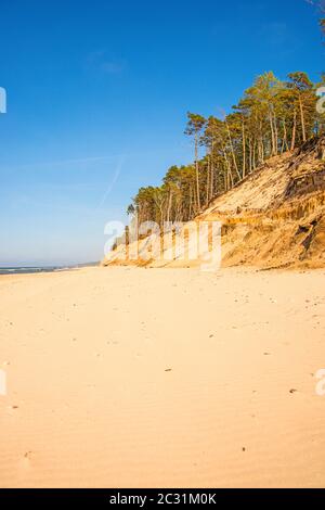 lonesome, unaffected beach of the Baltic Sea in Poland Stock Photo - Alamy