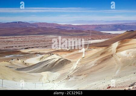 Truck layout of funicular from Mina Julia to Mina La Casualidad in ...