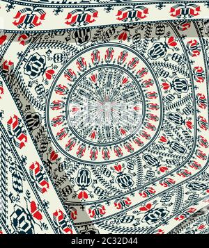 Romanian traditional background, vector illustration Stock Photo - Alamy