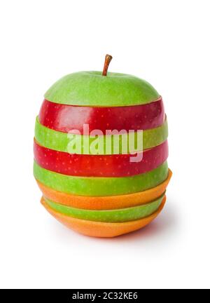 Stack of sliced fruits Stock Photo - Alamy