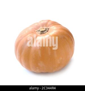 Muscat pumpkin on a white background. Isolate. copy space Stock Photo ...