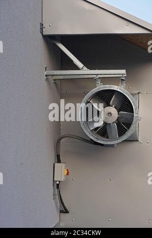 Ventilation duct fan air inlet Stock Photo - Alamy