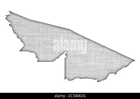 Map of Acre on old linen Stock Photo - Alamy