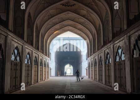 chhatta chowk market red fort Stock Photo - Alamy