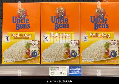 Uncle Ben's Rice Box, boil in bag Stock Photo - Alamy