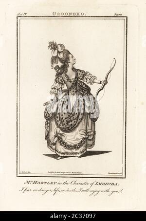 Mrs Elizabeth Hartley in the character of Lady Jane Grey in John Banks ...