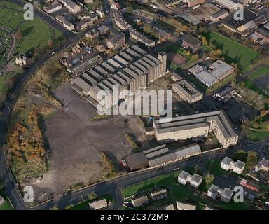 An aerial photograph of Blakeridge Mill, Batley, West Yorkshire ...