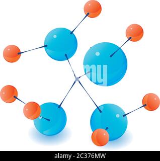 Polyatomic molecule icon, isometric style Stock Vector Image & Art - Alamy