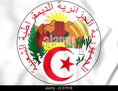 Coat of arms of Algeria Stock Photo - Alamy