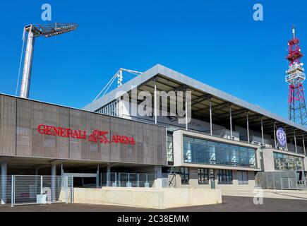 Generali Arena - official playground of FC Austria Stock Photo - Alamy