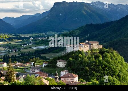 The village and castle of Stenico on Trentino in Italy Stock Photo - Alamy