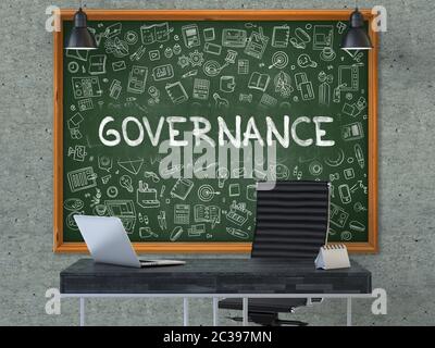 Chalkboard on the Office Wall with Integrity Concept Stock Photo - Alamy