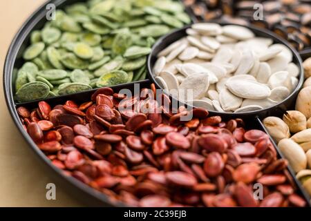 Traditional chinese snack tray for lunar new year Stock Photo - Alamy