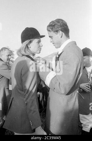 Par force hunting in Salzburg in 1965: hunters Stock Photo - Alamy