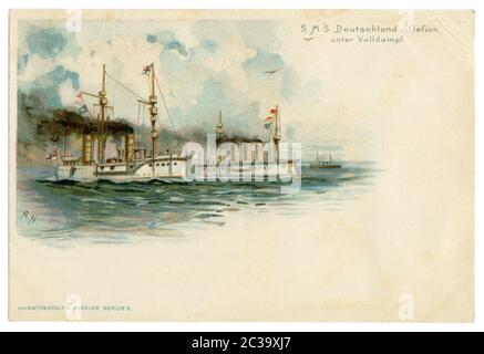 The capital ship of the Imperial Navy of the German High Seas Fleet ...