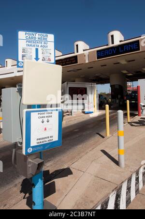 Bilingual sings in English and Spanish with information at the Laredo ...