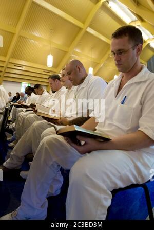 Rosharon Texas USA, August 25 2014: Exterior entrance to the maximum ...