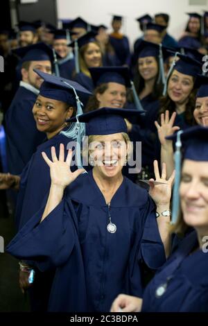 Houston , Texas USA, November 8, 2014: Students wearing traditional ...