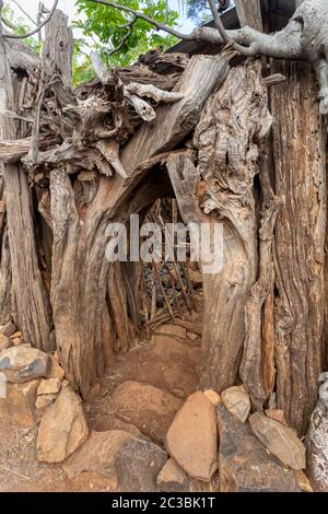 fantastic walled village tribes Konso, Ethiopia Stock Photo - Alamy