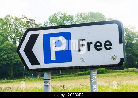 Street Sign the Direction Way to Car Rental Stock Photo - Alamy