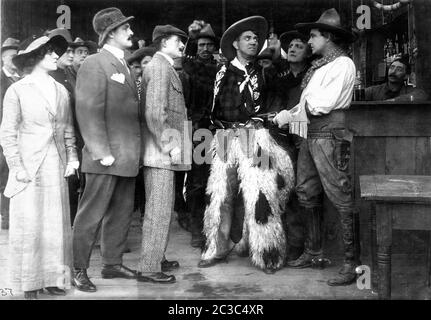 THE SQUAW MAN, Dustin Farnum, Winifred Kingston, 1914 Stock Photo - Alamy