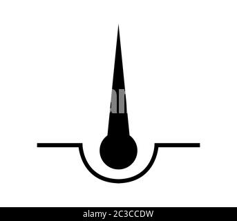 fur icon illustrated on white background Stock Photo - Alamy