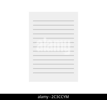 icon sheet of paper Stock Photo - Alamy