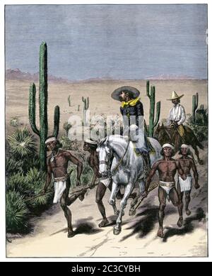 Native American tracker Stock Photo - Alamy