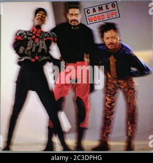 Vintage vinyl record cover - Cameo - Word Up [1986] 00001 Stock Photo ...