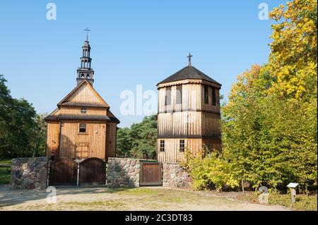 Poland, Mazovia, Sierpc, Skansen Polish rural village reconstituted ...