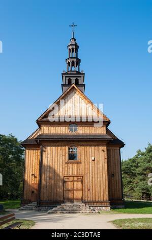 Poland, Mazovia, Sierpc, Skansen Polish rural village reconstituted ...