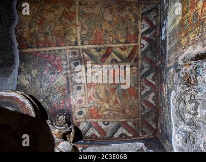 The Jagannatha Sabha: Cave 33, Ellora Caves, rock-cut monastery-temple ...