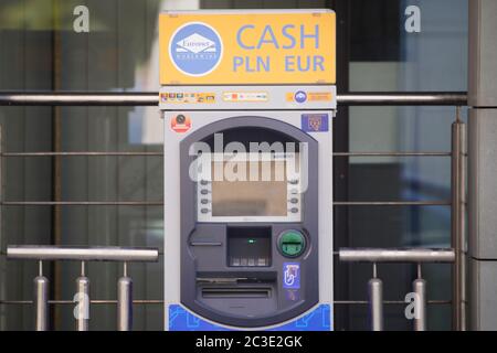 Euronet ATM machine in Krakow, Poland, Europe Stock Photo - Alamy
