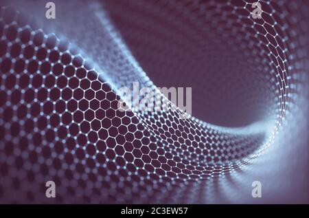 Graphene, computer illustration Stock Photo - Alamy