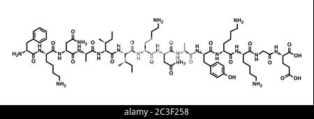 beta endorphin chemical formula science symbol elements reaction Stock ...