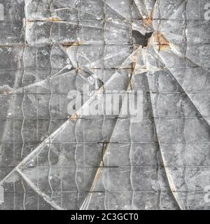 Broken glass texture. Realistic cracked glass effect, concept element ...
