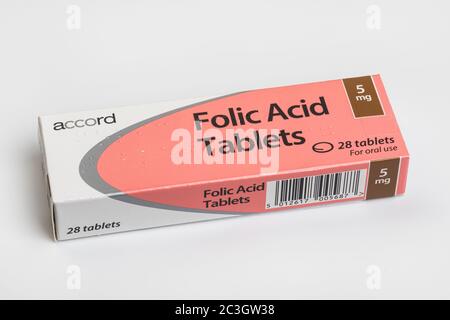 Folic Acid Tablets Stock Photo - Alamy