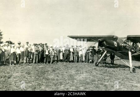 Fieseler Storch, German WW2 Reconnaissance aircraft, landing at ...