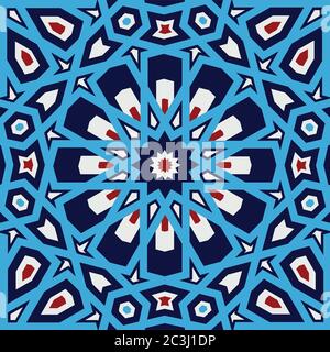 Islamic abstract ornament pattern in arabian style. Seamless vector background Stock Vector ...