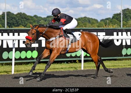 Grace McEntee at Kempton Park Racecourse Stock Photo - Alamy