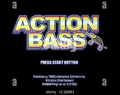 Action Bass - Sony Playstation 1 PS1 PSX - Editorial use only Stock ...