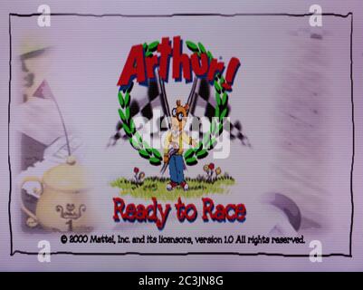 Arthur! Ready to Race - Sony Playstation 1 PS1 PSX - Editorial use only ...