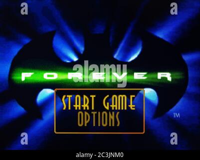 Batman Forever - Sony Playstation 1 PS1 PSX - Editorial use only Stock ...