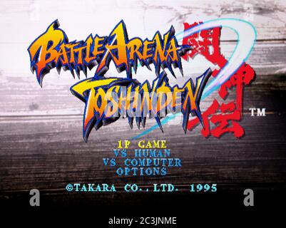 Battle Arena Toshinden - Sony Playstation 1 PS1 PSX - Editorial use ...