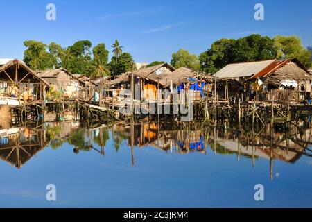 Slums Built on Water in Philippines Stock Photo - Alamy