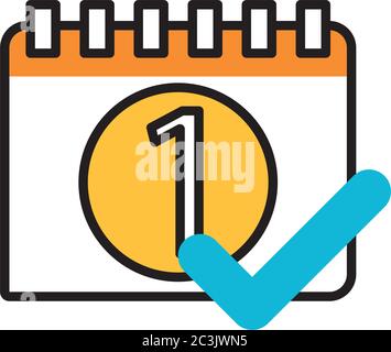 calendar reminder fill style icon Stock Vector Image & Art - Alamy