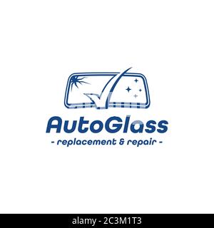Auto Glass Company logo. Vector and illustration Stock Vector Image ...